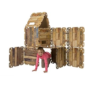 TheWorks Build Your Own Den - 75 Piece Kit: Amazon.co.uk: Toys & Games