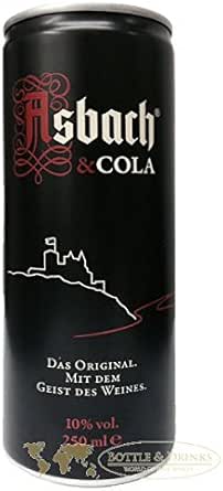 Asbach und Cola 250 ml Dose: Amazon.de: Bier, Wein & Spirituosen