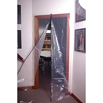 ZipWall ZipDoor Commercial Door Kit for Dust Containment, Flame ...