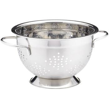 MasterClass Stainless Steel Colander with Handles, 27 cm (10.5 ...