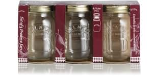 Ravenhead 0.5 Litre Kilner Preserve Jar, Sleeve of 3: Amazon.co.uk ...