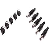 Universal Hub Male Female Socket DC Connector Panel Mount Jack 5 Pair ...