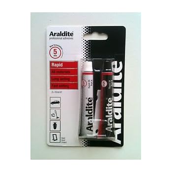 ARALDITE® TWO PART EPOXY 2 x 15ml TUBES RAPID FAST STRONG GLUE RESIN ADHESIVE: Amazon.co.uk: DIY ...