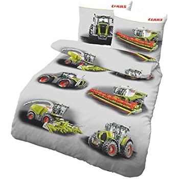 DIGGERS TRACTOR KIDS REVERSIBLE DOUBLE BED DUVET COVER QUILT BEDDING ...
