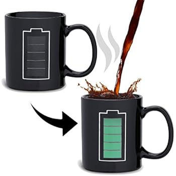 Heat Colour Change Mug Cup (Morning wake up): Amazon.co.uk: Kitchen & Home
