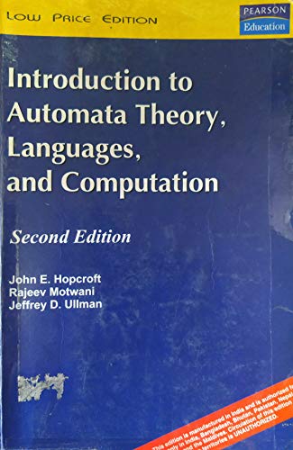 Amazon.in: Buy introduction to automata theory languages and computation , second edition 2e ...
