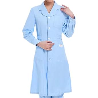 Laborkittel Blau chemie Mantel für Damen Medizin Klinik und Labor ...