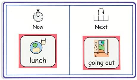 Now and Next Board with 15 personalised Widgit(T) symbols: Amazon.co.uk ...