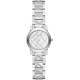 Ladies Burberry The City Engraved Check Watch BU9146 : Amazon.co.uk ...