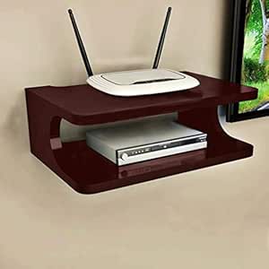 Furniture Cafe Set top Box Stand | WiFi Router Holder Wooden Wall ...