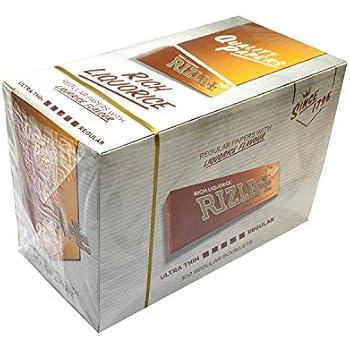 Rizla Liquorice Cigarette Rolling Papers - 20 packets: Amazon.co.uk ...