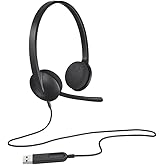 Logitech H111 Wired Headset, Stereo Headphones With Noise Cancelling ...