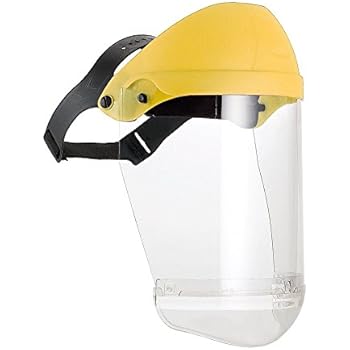 Univet 699 Polycarbonate Face Shield Safety Visor & Chin Guard: Amazon ...