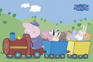 1art1 43608, Poster Peppa Pig: Il Treno, 91 x 61 cm: Amazon.it: Casa e ...