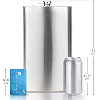 Riesiger XXL Flachmann für 1,8 Liter: Amazon.de: Küche & Haushalt