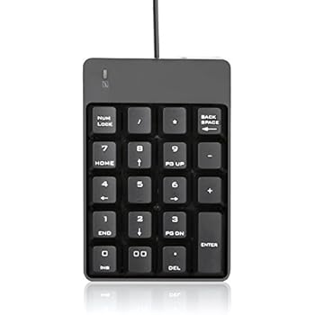 Black Left-Handed Keypad Keyboard: Amazon.co.uk: Computers & Accessories
