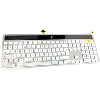 Logitech Wireless Solar K750 Radio Transfer PC / Mac Keyboard Norwegian ...