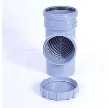 Fallrohrfilter Regenrohrfilter m. Laubfang DN100 Ø110 HT / KG- Rohre ...