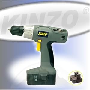 Kinzo 40P1032 Single Electric Cordless Drill/1.2 A 12 V Autoserrant ...