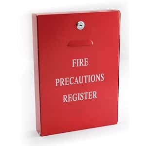 FIRE SAFETY DOCUMENT BOX A4 (FIRE LOG BOOKS EXTINGUISHERS OFFICE SAFETY ...