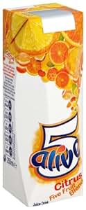 Five Alive Citrus Five Fruit Blend Juice Drink 6 x 250 ml (Pack of 4 ...