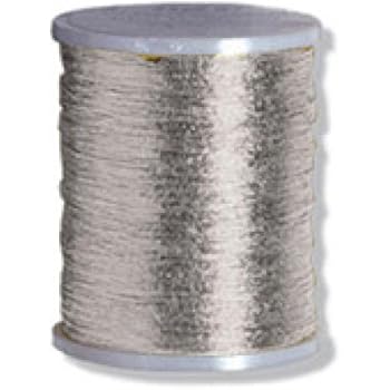 Impex Embroidery Thread Metallic Silver (36m): Amazon.co.uk: Kitchen & Home