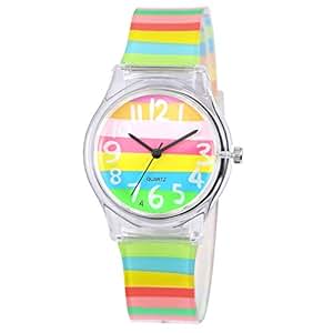 Orologio bambina ragazze Zeiger Orologio impermeabile Time Teacher al ...