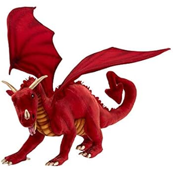 *UK MAINLAND DELIVERY ONLY*Plush Soft Toy Large Red Dragon by Hansa ...