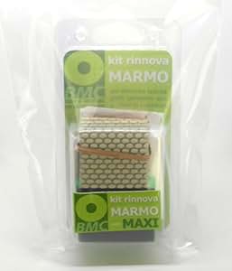 kit rinnova MARMO MAXI per eliminare opacità, graffi, corrosioni, incrostazioni di calcare e ...