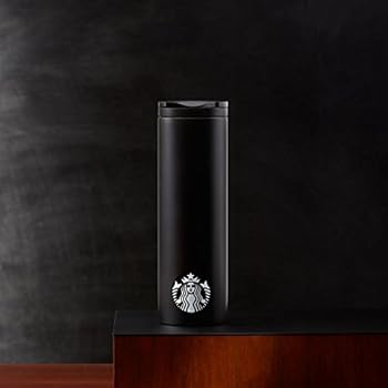Starbucks Flask Tumbler Black Stainless Steel Vacuum Sealed 473ml ...