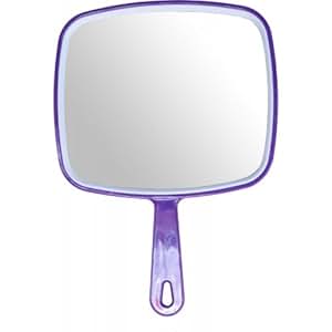 Hair dressing salon professional PURPLE hand held mirror: Amazon.co.uk ...