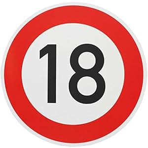 ORIGINAL Verkehrzeichen 18 KM/H Schild Nr. 250 (m. Sondertext ...