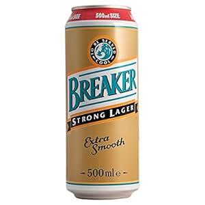 Breaker Strong Lager Extra Smooth (24 x 500ml Cans): Amazon.co.uk: Grocery
