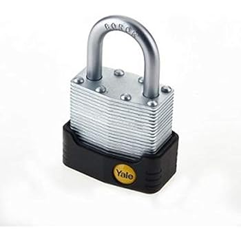 Yale YALY12745 45 mm High Security Laminated Padlock - Yellow: Amazon ...