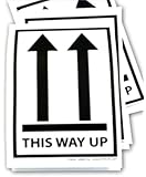 50 x This Way up Box Labels for Shipping. Parcel Stickers 4 x 6 inch ...