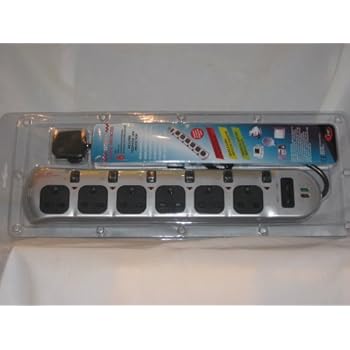 Omega Surge Protected 4 Gang 2 m Extension Lead with: Amazon.co.uk ...