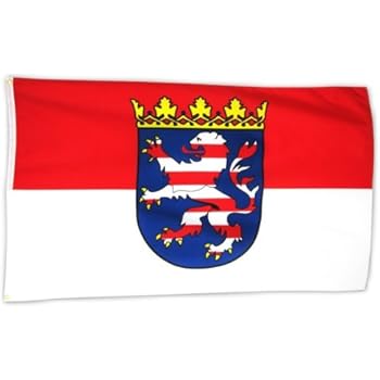 MM Hessen Flagge/Fahne, 150 x 90 cm, wetterfest, mehrfarbig, 16194 ...