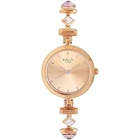 Titan Women Metal White Dial Analog Watch -Nr2606Wm01, Band Color-Rose ...