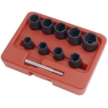 10 PIECE anti slip TWIST SOCKET SET EASY OUT: Amazon.co.uk: DIY & Tools