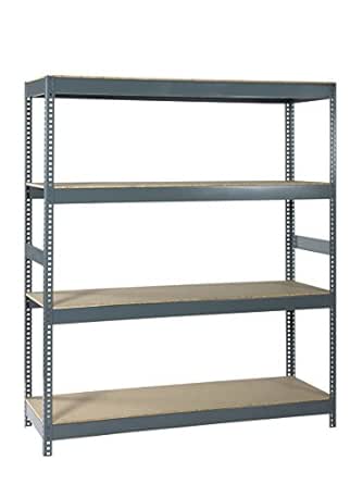 avasco raxa Power 350 Snap-On Heavy Duty Wood/Metal Shelving Unit 180 x ...