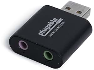 Amazon.in: Buy Plugable USB Audio Adapter with 3.5mm Speaker/Headphone ...