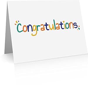 Congratulations Cards - Bulk Congrats Cards with envelopes: Amazon.co ...