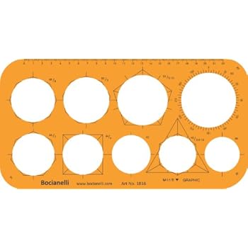 Large Ellipse Ellipses Shapes Figure Symbols Drafting Drawing Template ...