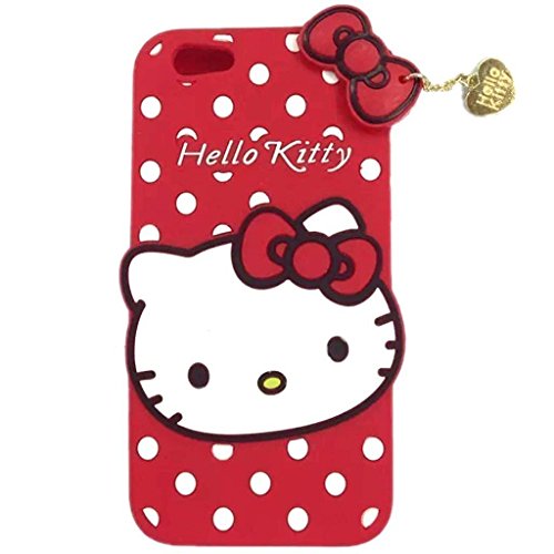 Buy Qzey Cute Nice Hello Kitty Back Case Cover For Vivo Y53 - Red on ...