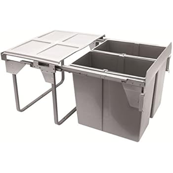 RECYCLE BIN PULL OUT KITCHEN WASTE BIN 600MM - 68 LTR (JC609M-2 ...