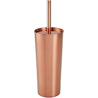 mDesign brosse WC fine en inox – porte brosse WC classique pour salle de bain ou WC d’invités ...