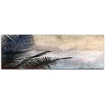 Amazon.de: Texture grau blau braun beige 3x40x90cm dreiteiliges Wandbild auf Leinwand und Keilrahmen