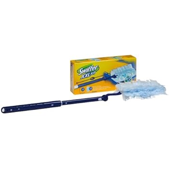 SWIFFER DUSTER Kit balai téléscopique + 2 plumeaux: Amazon.fr: Hygiène ...