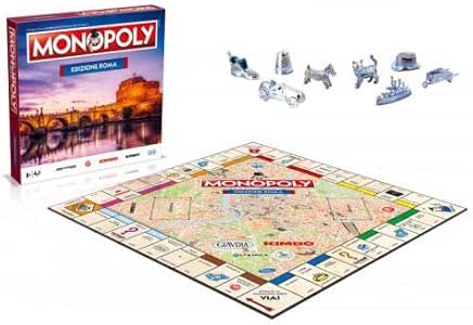 Winning Moves Monopoly Edizione Citta' di Roma, Gioco di società ...