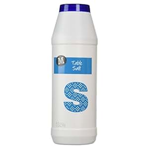 Morrisons Table Salt Bottle, 750g: Amazon.co.uk: Prime Pantry
